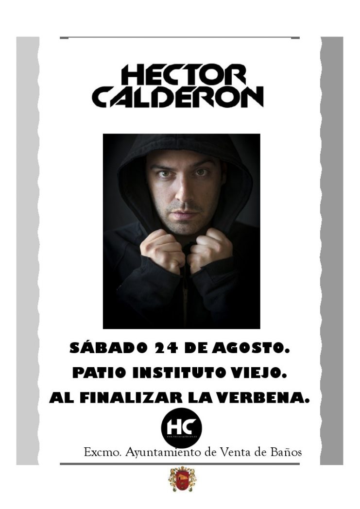 Cartel Héctor Calderón - Ayuntamiento de Venta de Baños