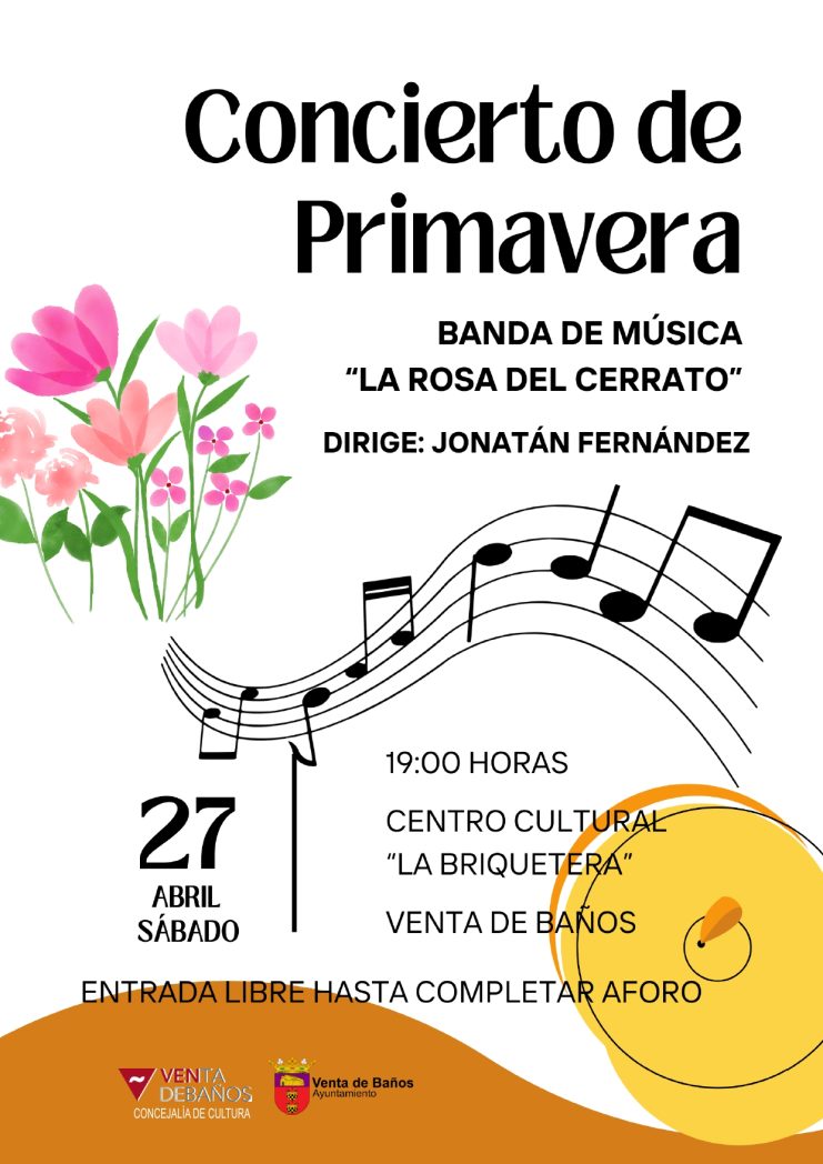 "CONCIERTO DE PRIMAVERA" DE LA BANDA DE MÚSICA "LA ROSA DEL CERRATO ...